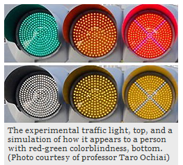 Japan - Let there be light: Red-green colorblind-friendly traffic ...